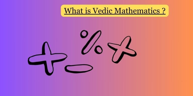 What is Vedic Mathematics ? - Concepts Lab
