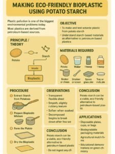 🧪 School Project : Bio-Plastic from Potato Starch - Concepts Lab
